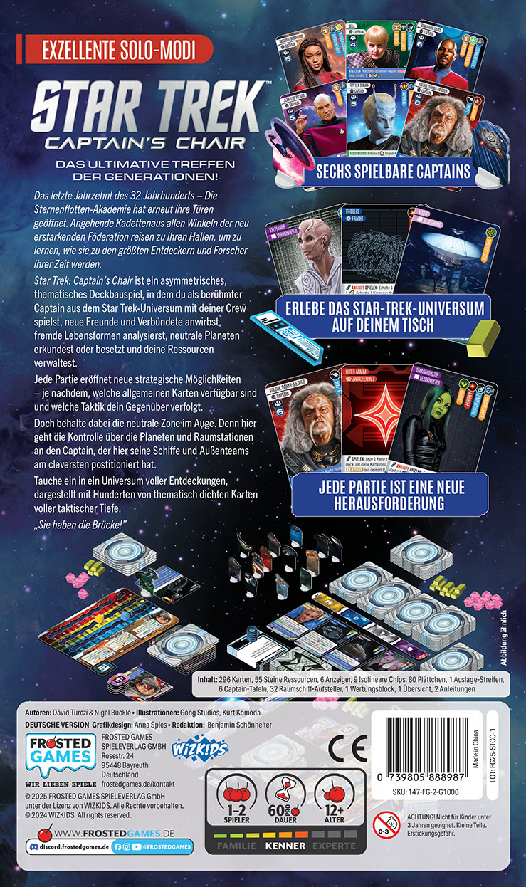 Star Trek™: Captain's Chair - Frosted Games