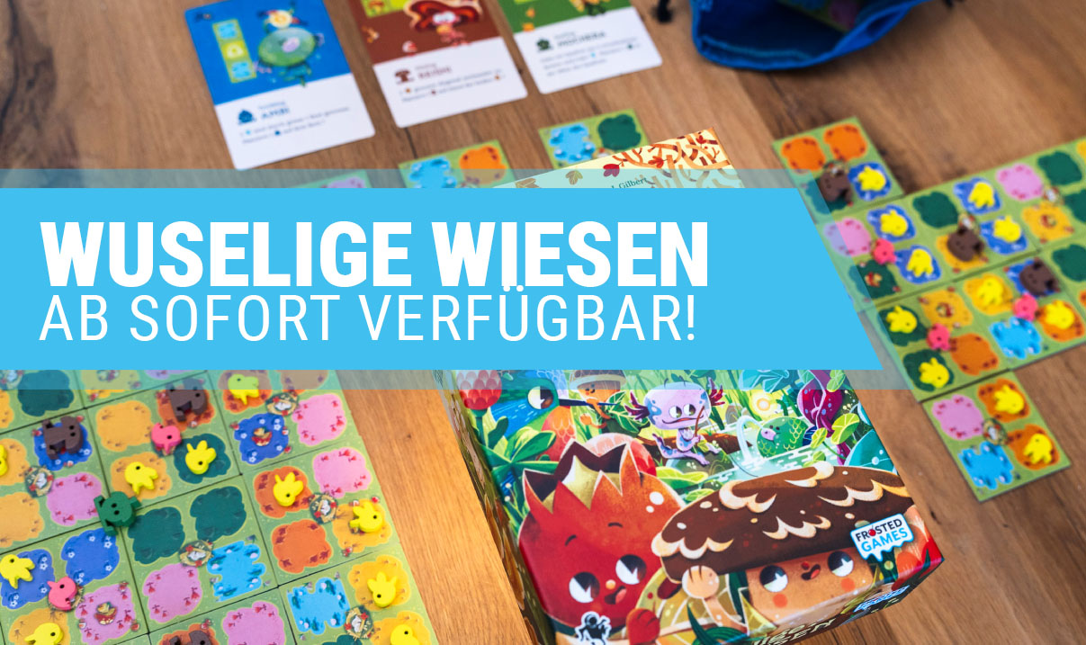 Wuselige Wiesen ist ab sofort verfügbar - Frosted Games